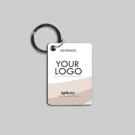 Branded Wooden Key Ring
