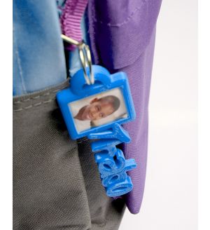 Personalised Name Tag Dark Blue